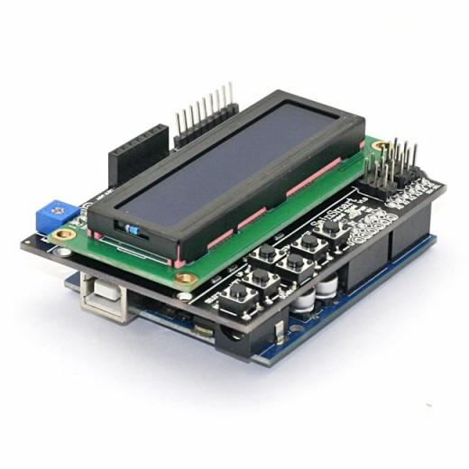 Sainsmart Uno 1602 Lcd Keypad Shield V3 For Arduino Uno Mega R3 Atmel