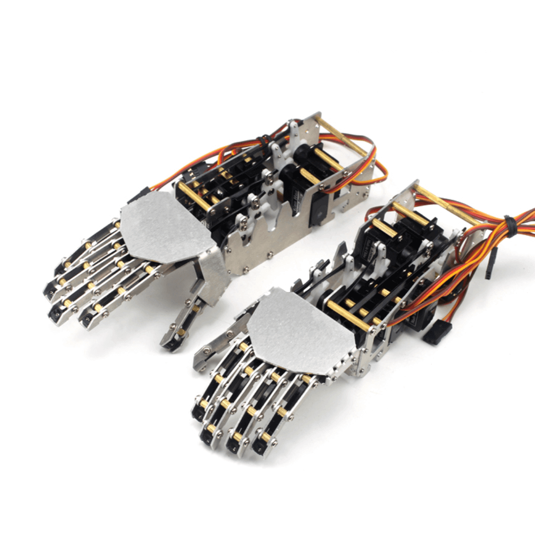 5DOF Robot Humanoid Five Fingers Metal Manipulator Hand with Servos ...