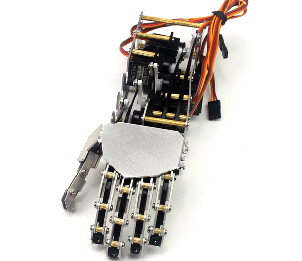 5DOF Robot Humanoid Five Fingers Metal Manipulator Hand with Servos ...
