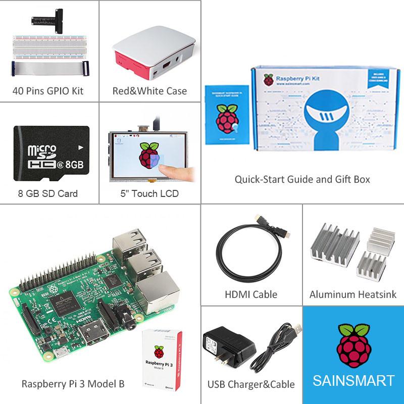 [discontinued] Raspberry Pi 3 5"LCD Kit – SainSmart Deutschland