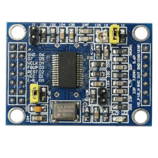 SainSmart AD9851 DDS Signal Generator Module Circuit Diagram, 2 sine ...