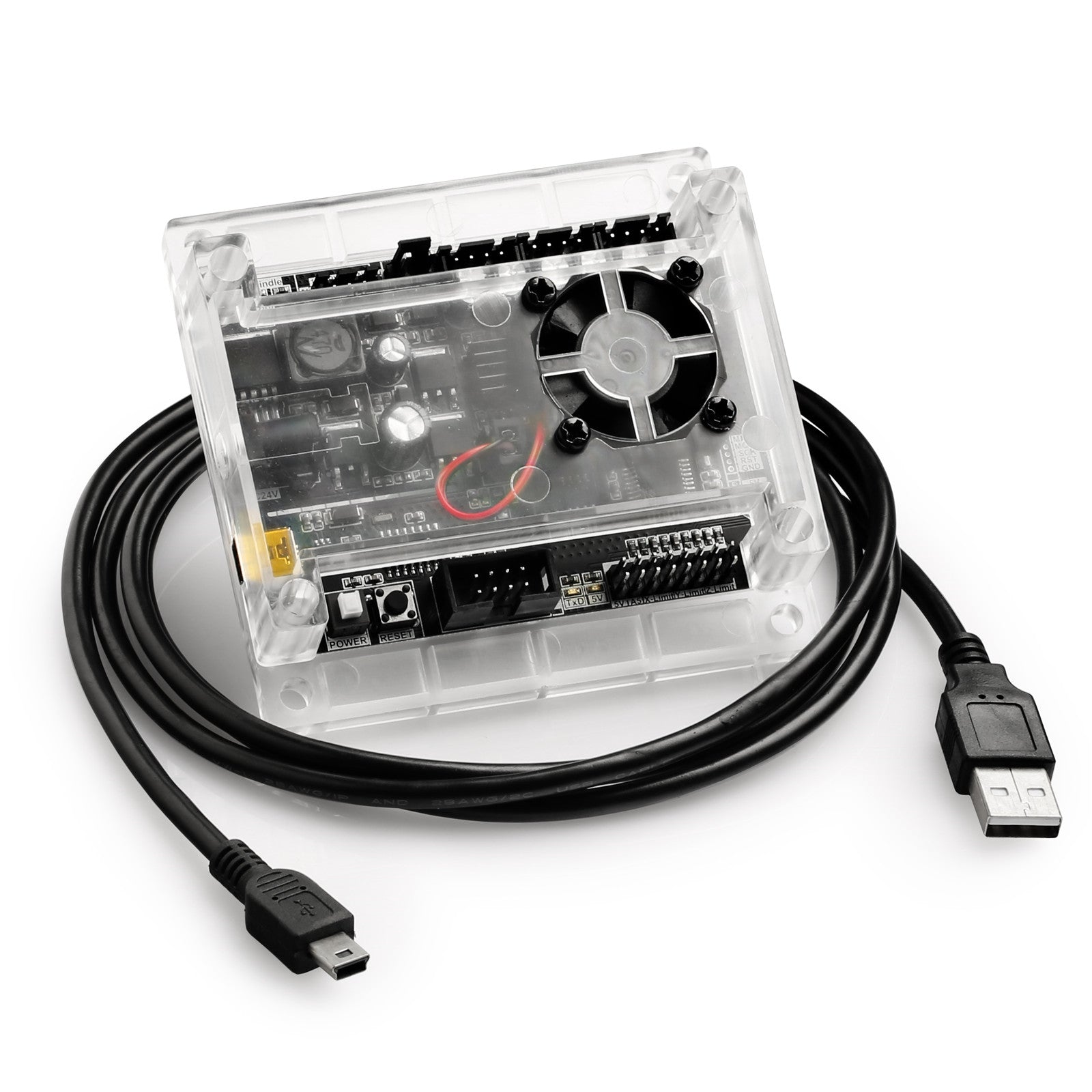 Genmitsu Controller Board (GRBL) mit ABS-Gehäuse und eingebautem Lüfte ...